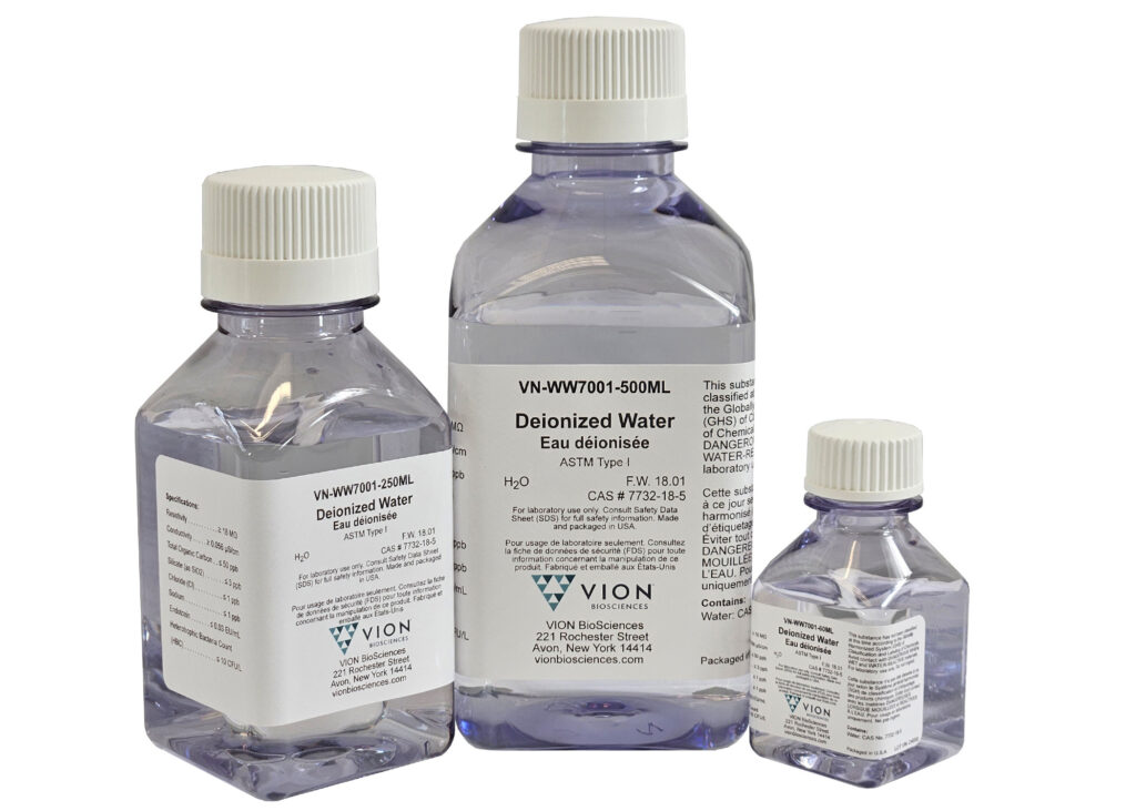 WATER, ASTM TYPE I - Vion